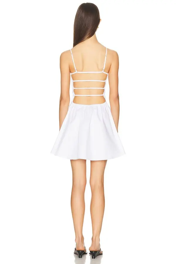 Solid & Striped The Mini Delta Dress - Optic White