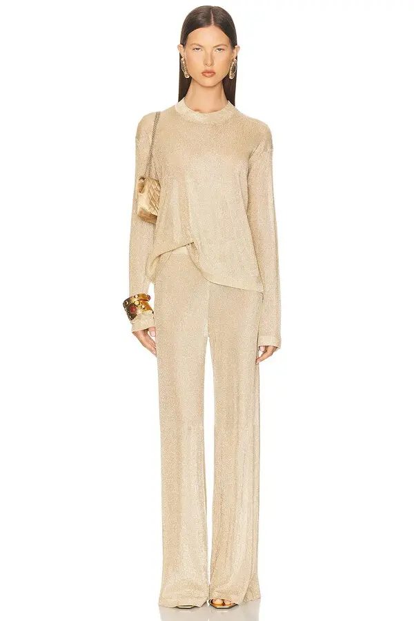 SEROYA Hana Metallic Top