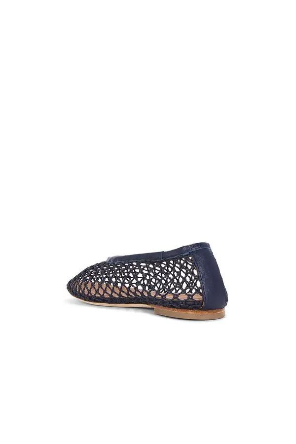 Staud Alba Ballet Flat - Navy