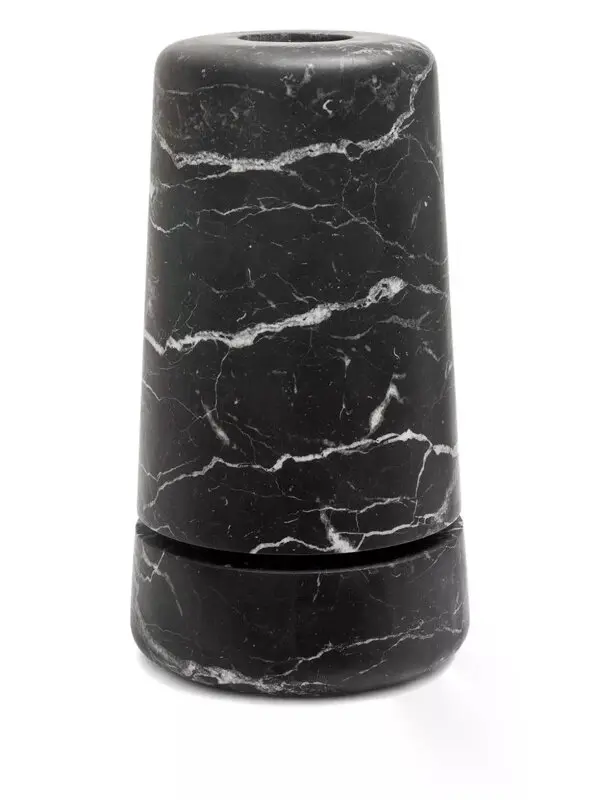 EDITIONS MILANO Atlantico H Marble Vase - Black