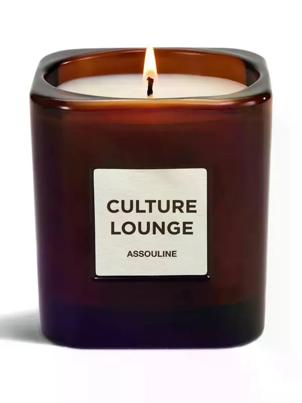 Assouline Library Culture Lounge Scented Candle - Brown