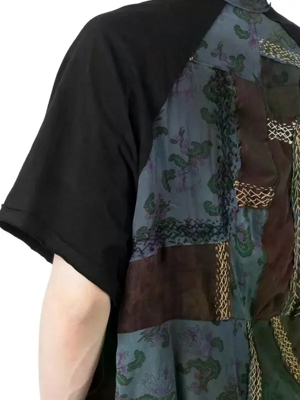 By Walid Raglan-sleeved T-shirt
