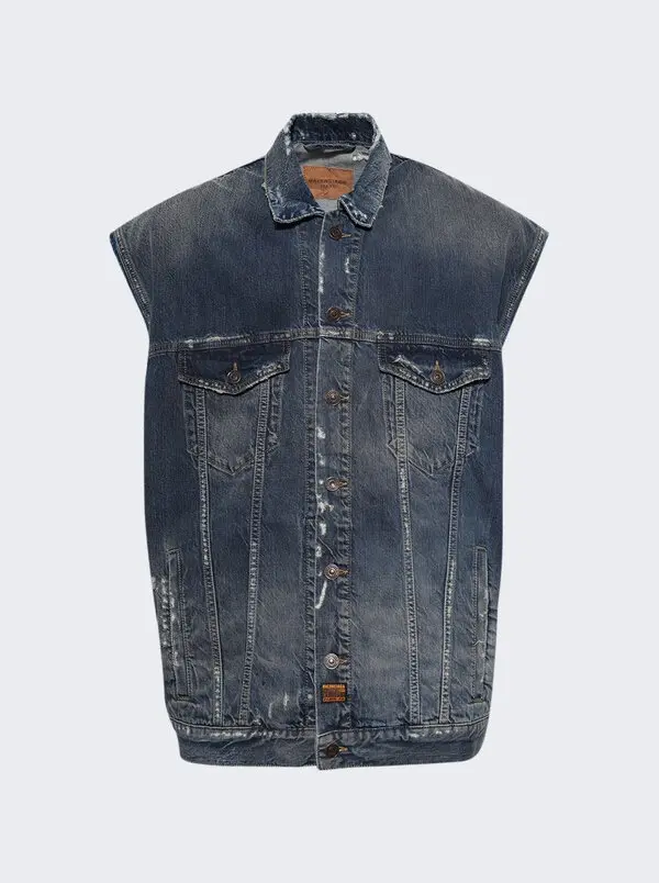 Balenciaga Sleeveless Jacket - Blue