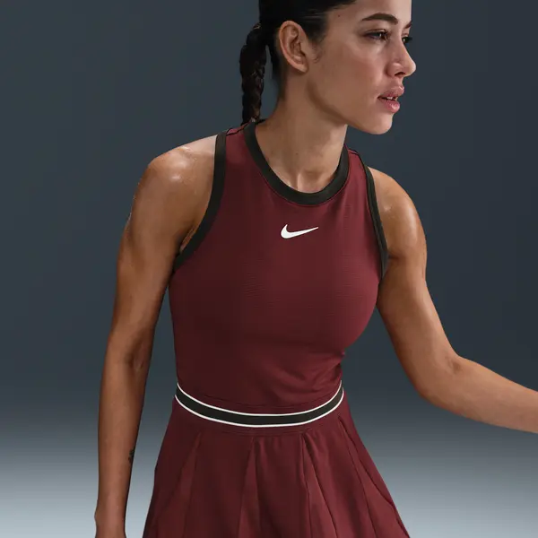 Nike Court Slam Dri-Fit Tennis Dress In Red - 15% Off | Editorialist