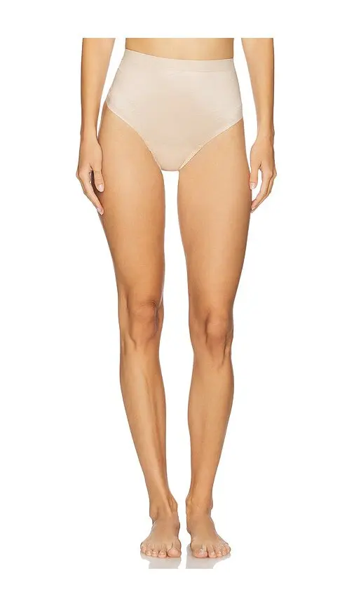 Spanx Invisible Thong In Beige,nude - Champagne Beige