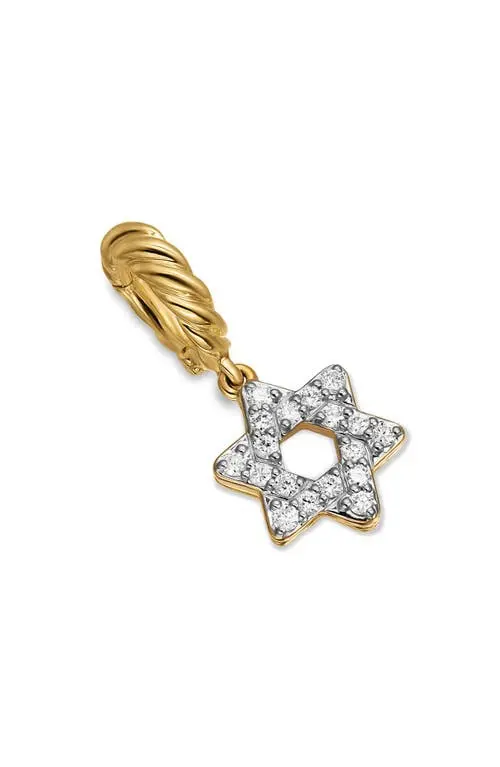 David Yurman Micro Pavé Star Of David Enhancer - Diamond