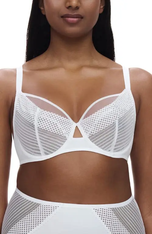 Chantelle Unlined Underwire Demi Bra - White