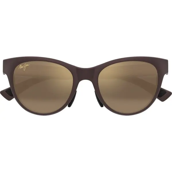 Maui Jim Hulahe 52mm Polarized Sunglasses - Brown