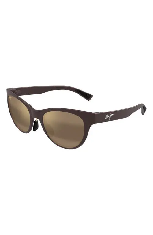 Maui Jim Hulahe 52mm Polarized Sunglasses - Brown