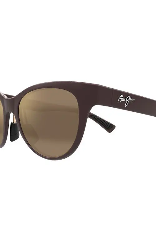 Maui Jim Hulahe 52mm Polarized Sunglasses - Brown