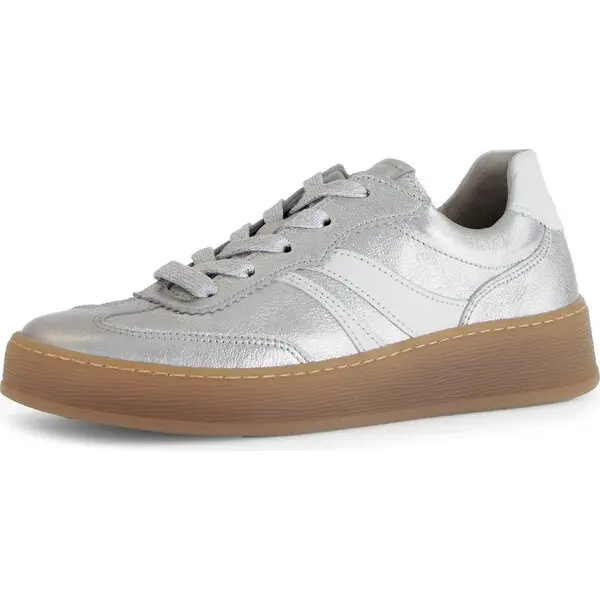 Gabor 66.435 Sneaker - Silber/wei