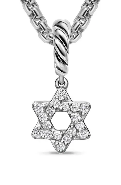David Yurman Micro Pavé Star Of David Enhancer - Diamond