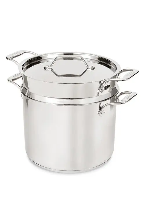 ALL-CLAD Simply Strain 12-quart Stainless Steel Multipot With Insert - Silver