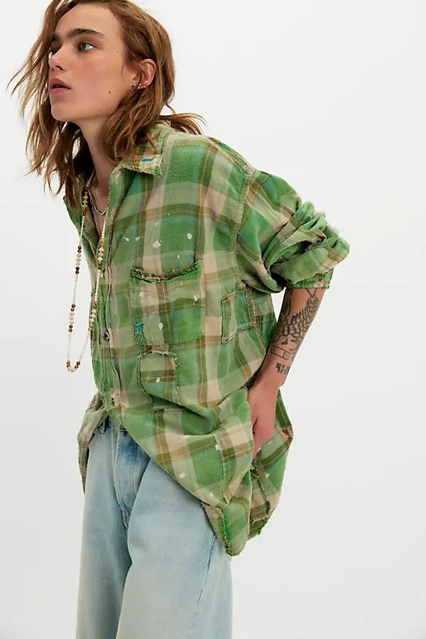 MAGNOLIA PEARL Workshirt - Light Green