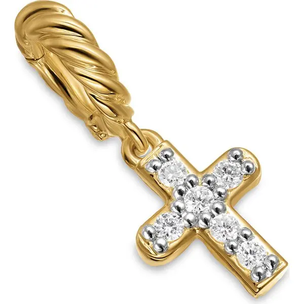 David Yurman Micro Pavé Cross Enhancer