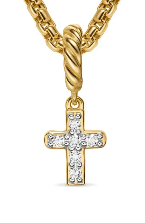 David Yurman Micro Pavé Cross Enhancer