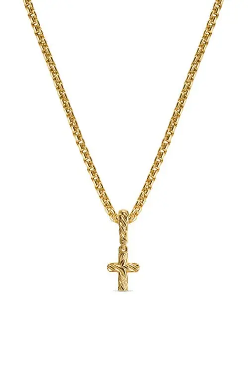 David Yurman Micro Pavé Cross Enhancer