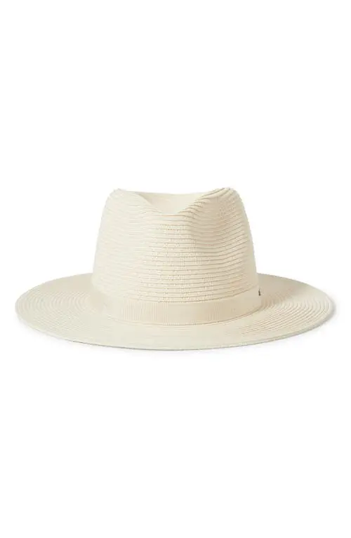 Brixton Carolina Packable Panama Hat - Bone/ Bone