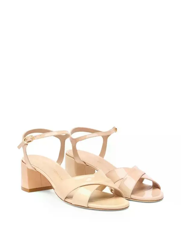 STUART WEITZMAN 50mm Dayna Sandals - Neutrals