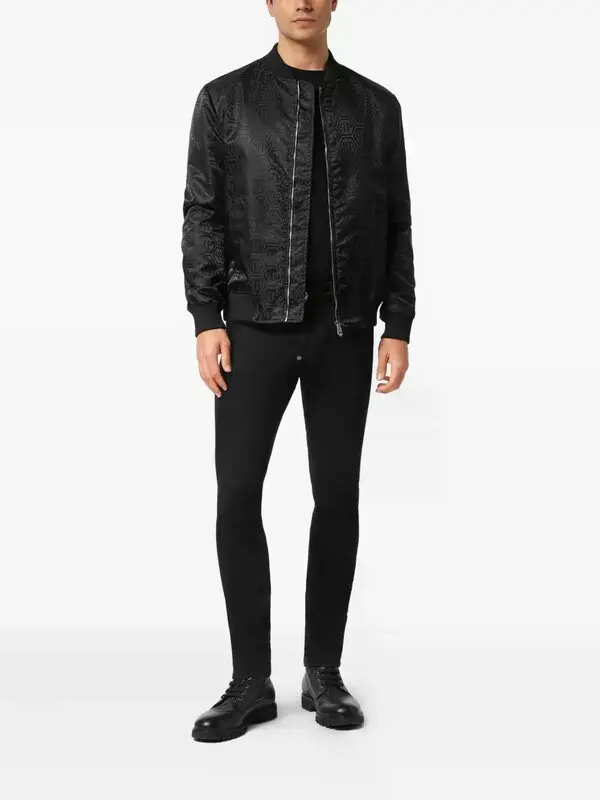 Philipp Plein Monogram-pattern Jacket