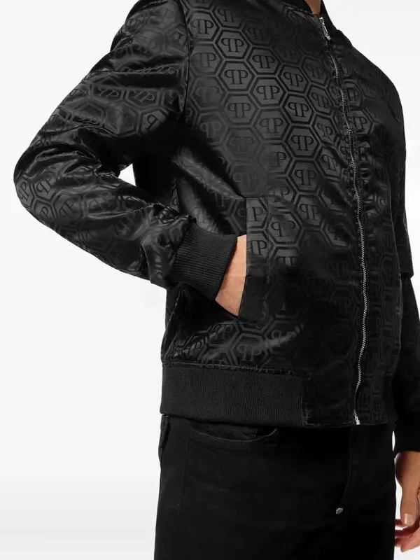 Philipp Plein Monogram-pattern Jacket