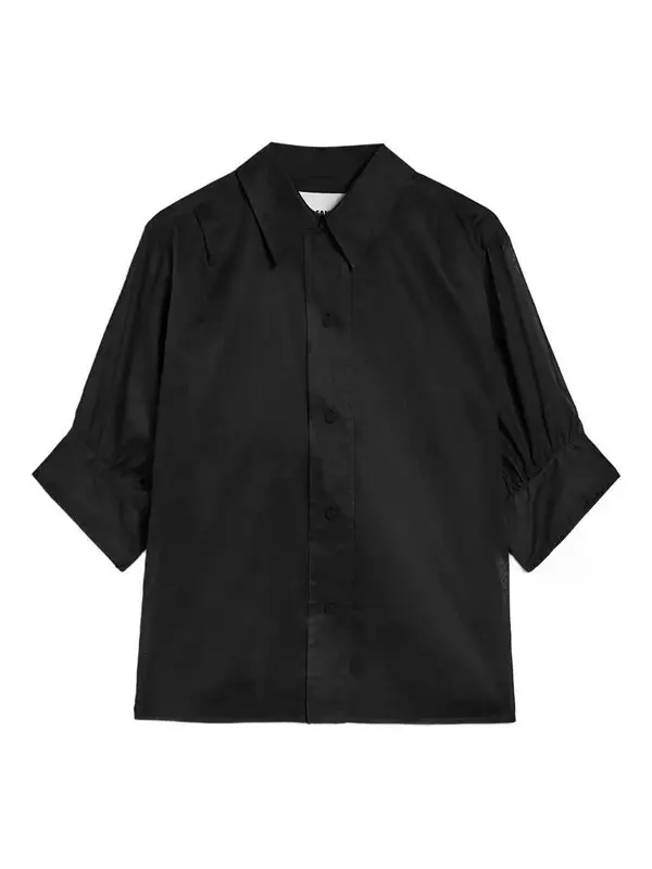 JIL SANDER Cotton Shirt - Black