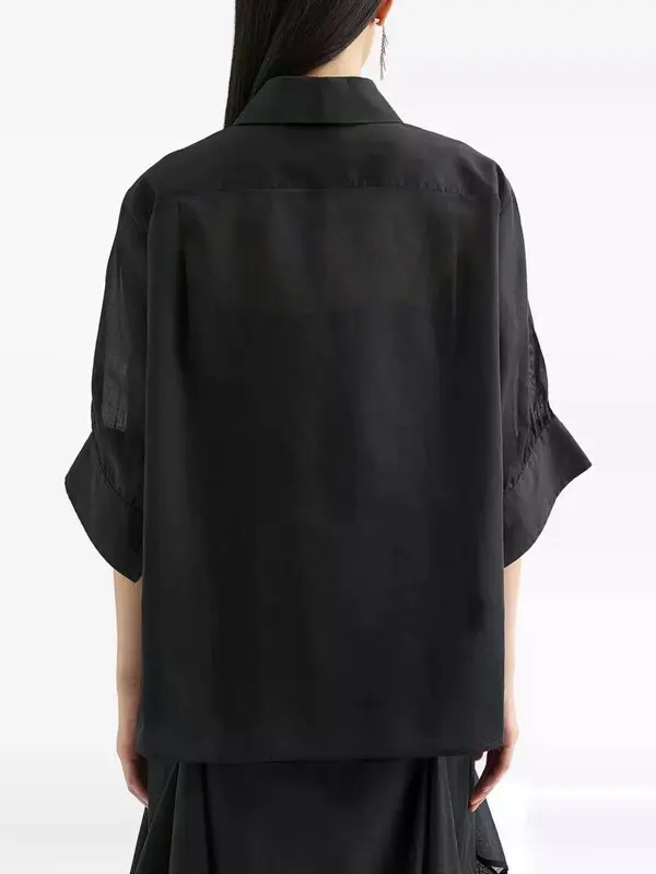 JIL SANDER Cotton Shirt - Black