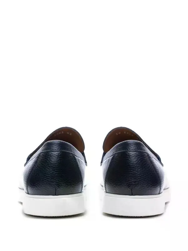 POCHE PARIS Rubber-sole Penny Loafers - Blue