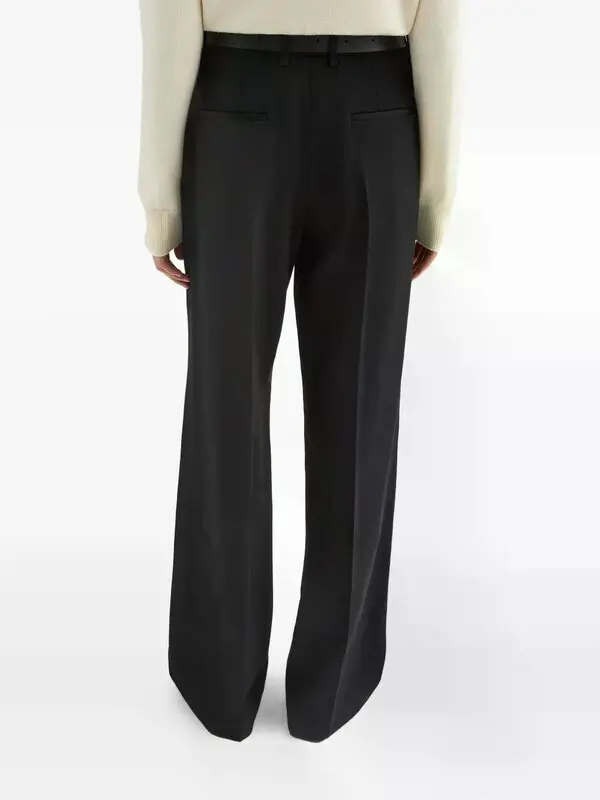 JIL SANDER Wool Trousers - Black