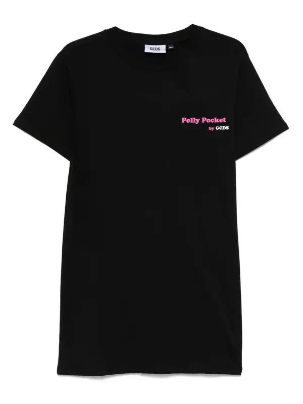 Gcds Cotton T-shirt Dress - Black