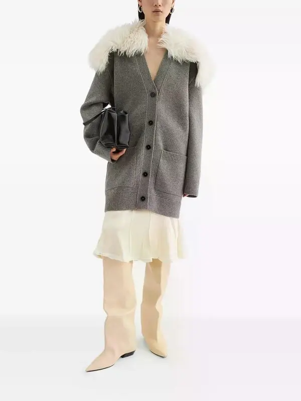 JIL SANDER V-neck Cardigan-coat