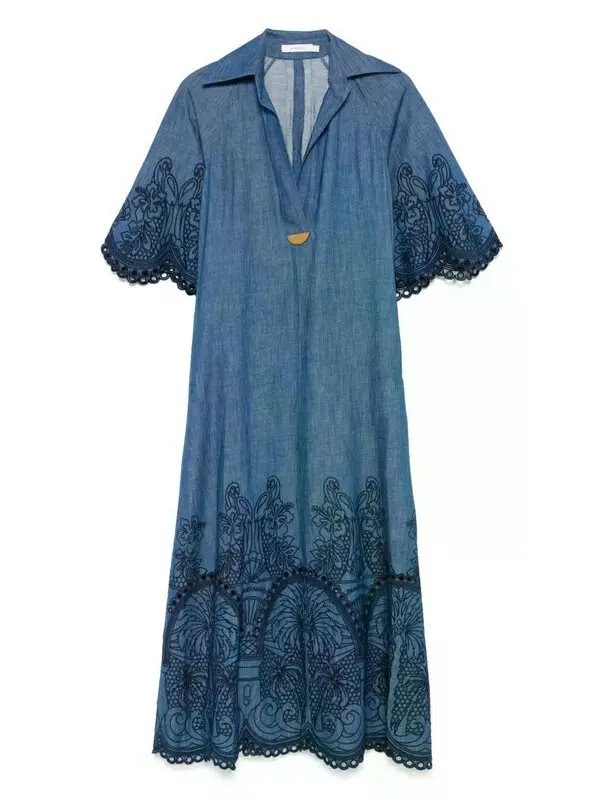 Zimmermann Coco Maxi Dress - Blue