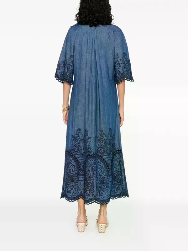 Zimmermann Coco Maxi Dress - Blue