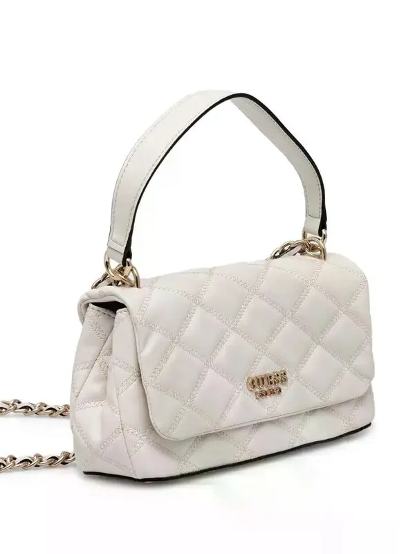 Guess Quilted Tote With Chain Strap