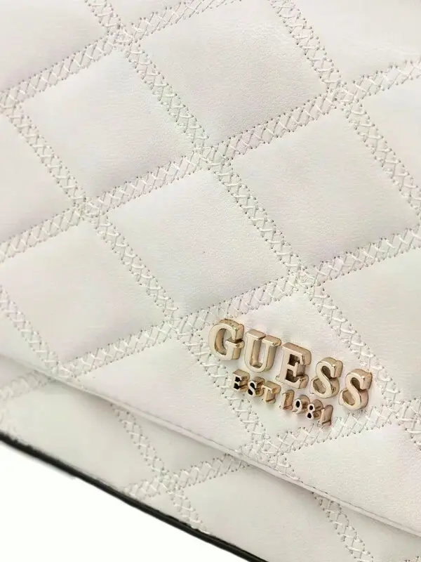 Guess Quilted Tote With Chain Strap
