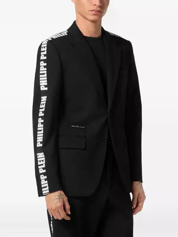 Philipp Plein Logo-tape Blazer