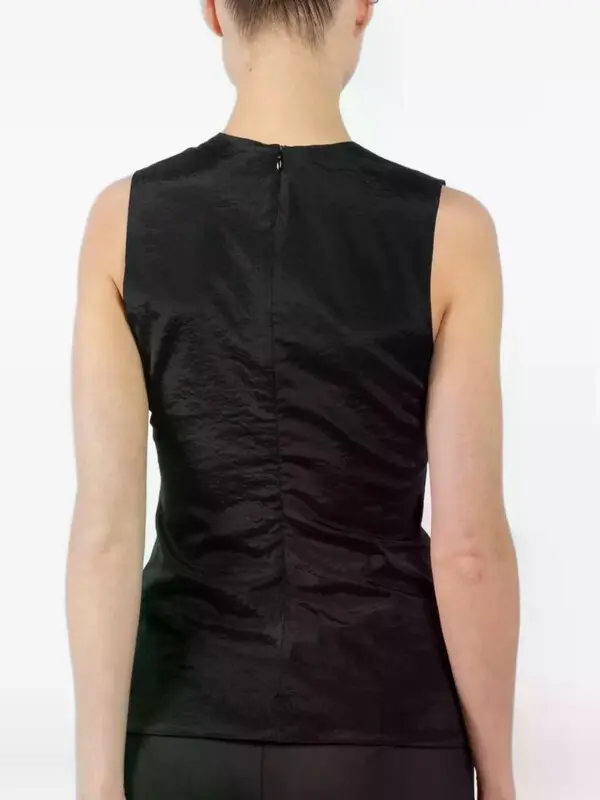 Rosetta Getty Sleeveless Textured Top