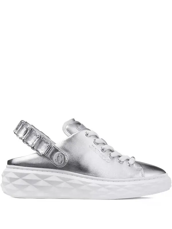 JIMMY CHOO Diamond Maxi Sneakers - Silver