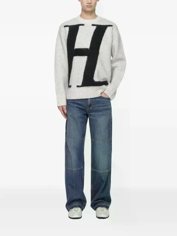 Helmut Lang Logo-jacquard Jumper