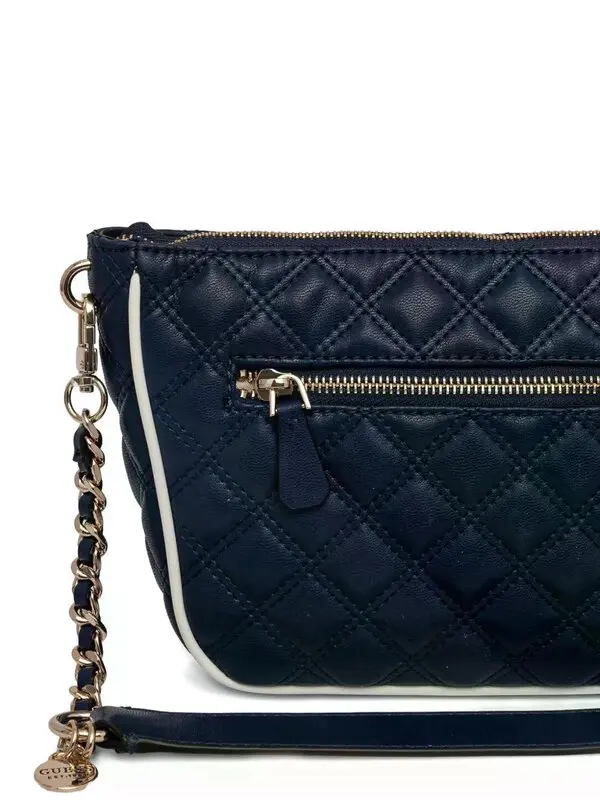 Guess Quilted Shoulder Bag In Blue 20% Off Editorialist