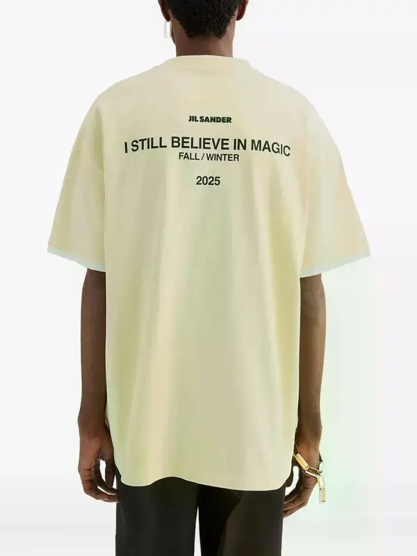 JIL SANDER Cotton Crew-neck T-shirt - Neutrals