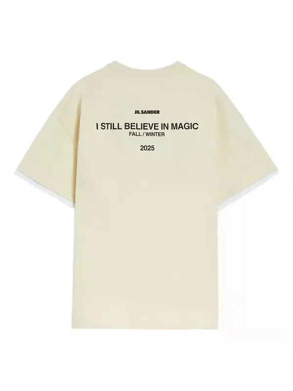 JIL SANDER Cotton Crew-neck T-shirt - Neutrals