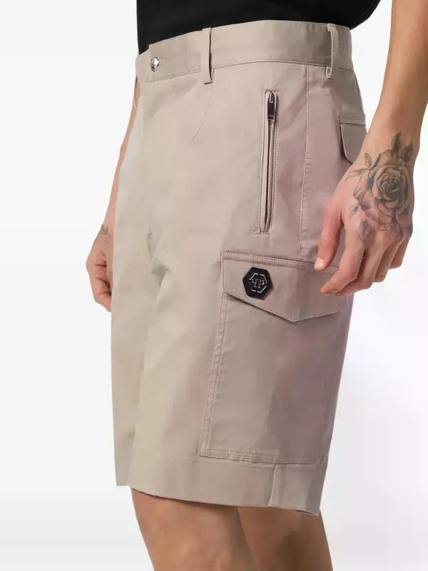 Philipp Plein Cargo Shorts - Neutrals