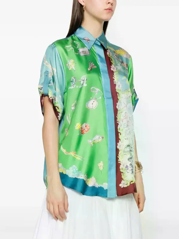ALEMAIS Daria Printed Shirt