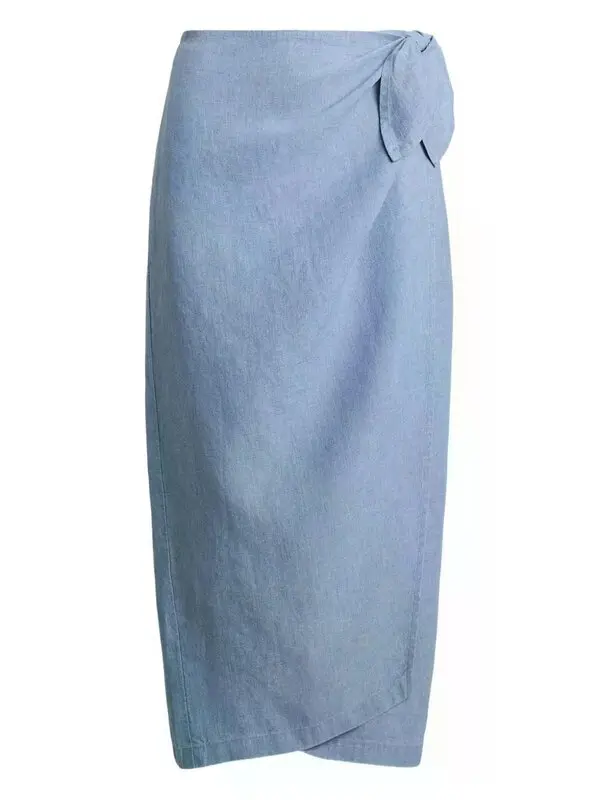 Polo Ralph Lauren Wrapped Midi Skirt