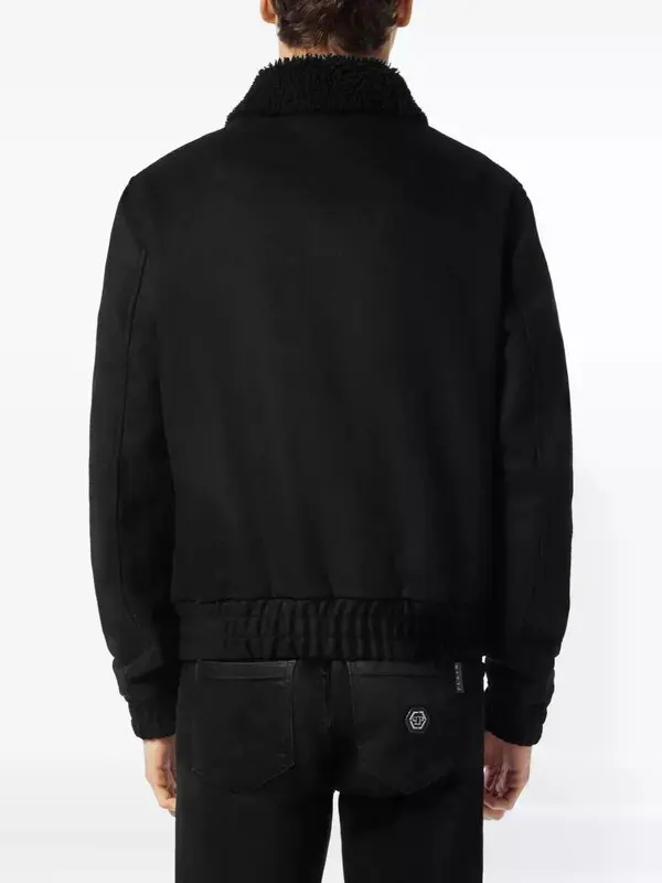 Philipp Plein Logo-patch Jacket - Black