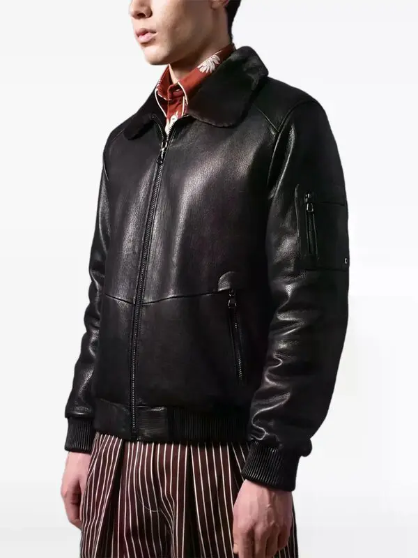 POCHE PARIS Aviator Jacket - Black