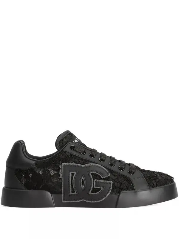 Dolce & Gabbana Portofino Sneakers - Black