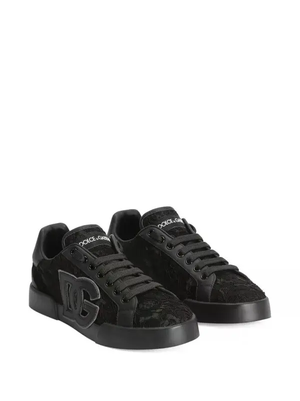 Dolce & Gabbana Portofino Sneakers - Black