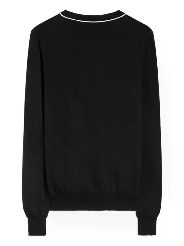 JIL SANDER Cotton Crew-neck Sweater - Black